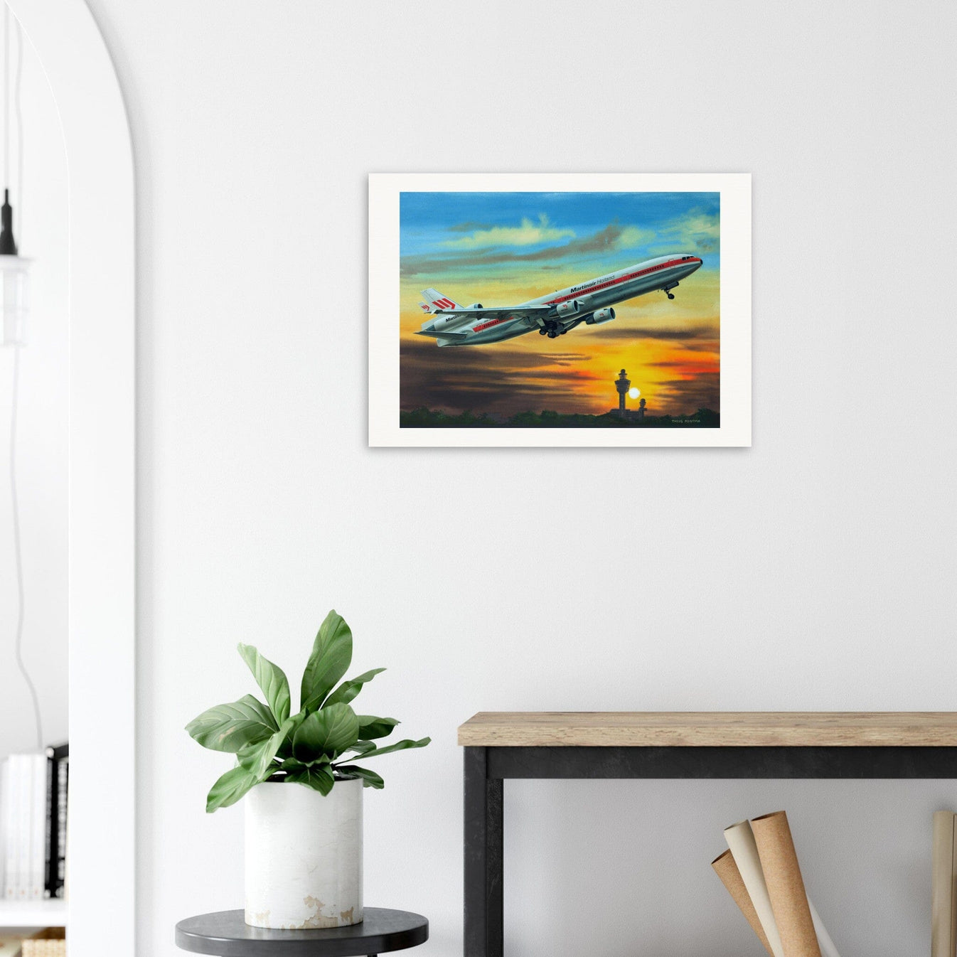 Thijs Postma - Poster - Douglas MD-11 Martinair – TP Aviation Art