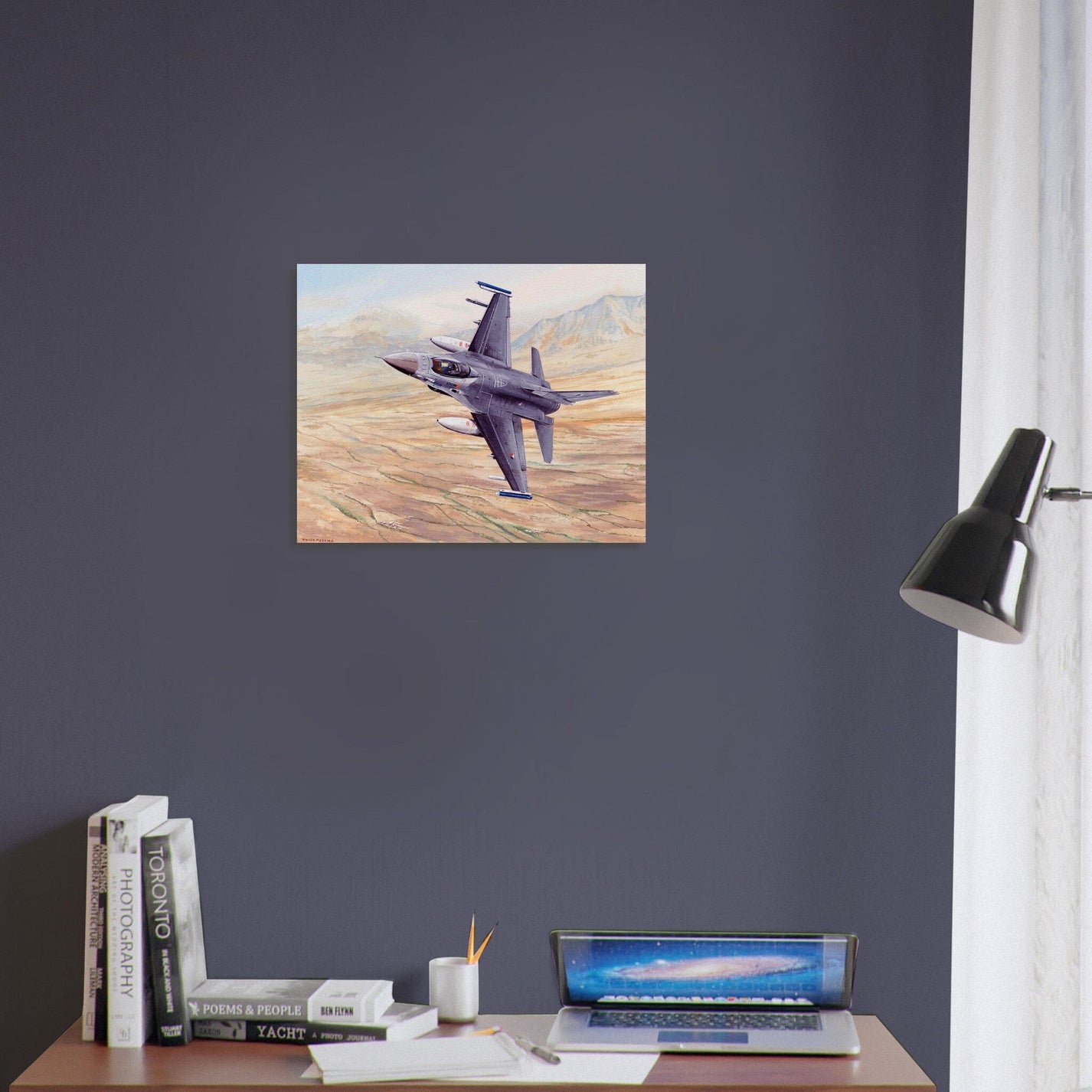 Thijs Postma - Poster - General Dynamics F-16 Afghanistan – TP Aviation Art