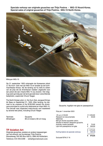 Original Paintings Thijs Postma – TP Aviation Art