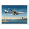 Thijs Postma - Poster - Boeing 747-400 KLM Over Manhattan – TP Aviation Art