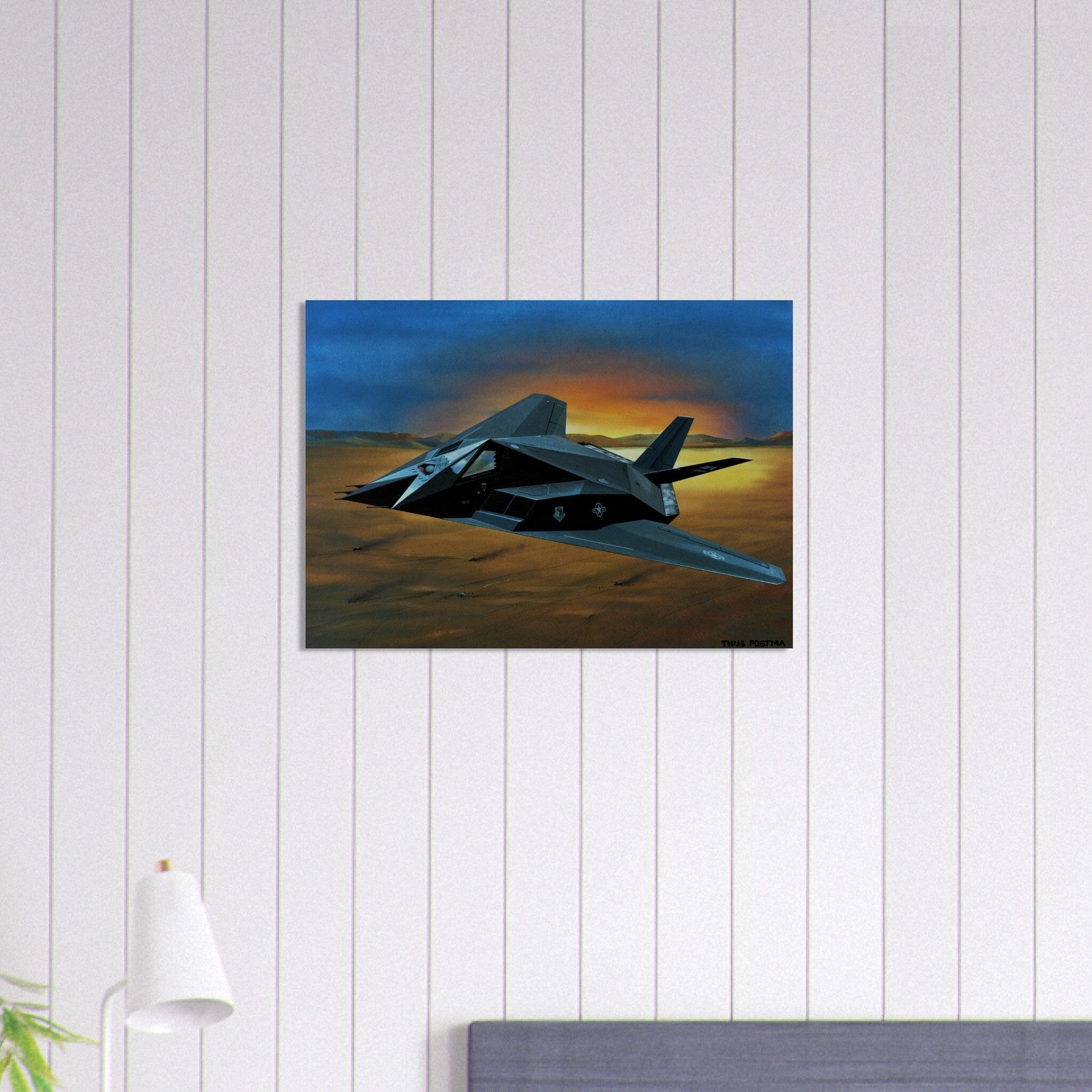 Thijs Postma - Poster - Lockheed F-117 Nighthawk Over Desert – TP ...
