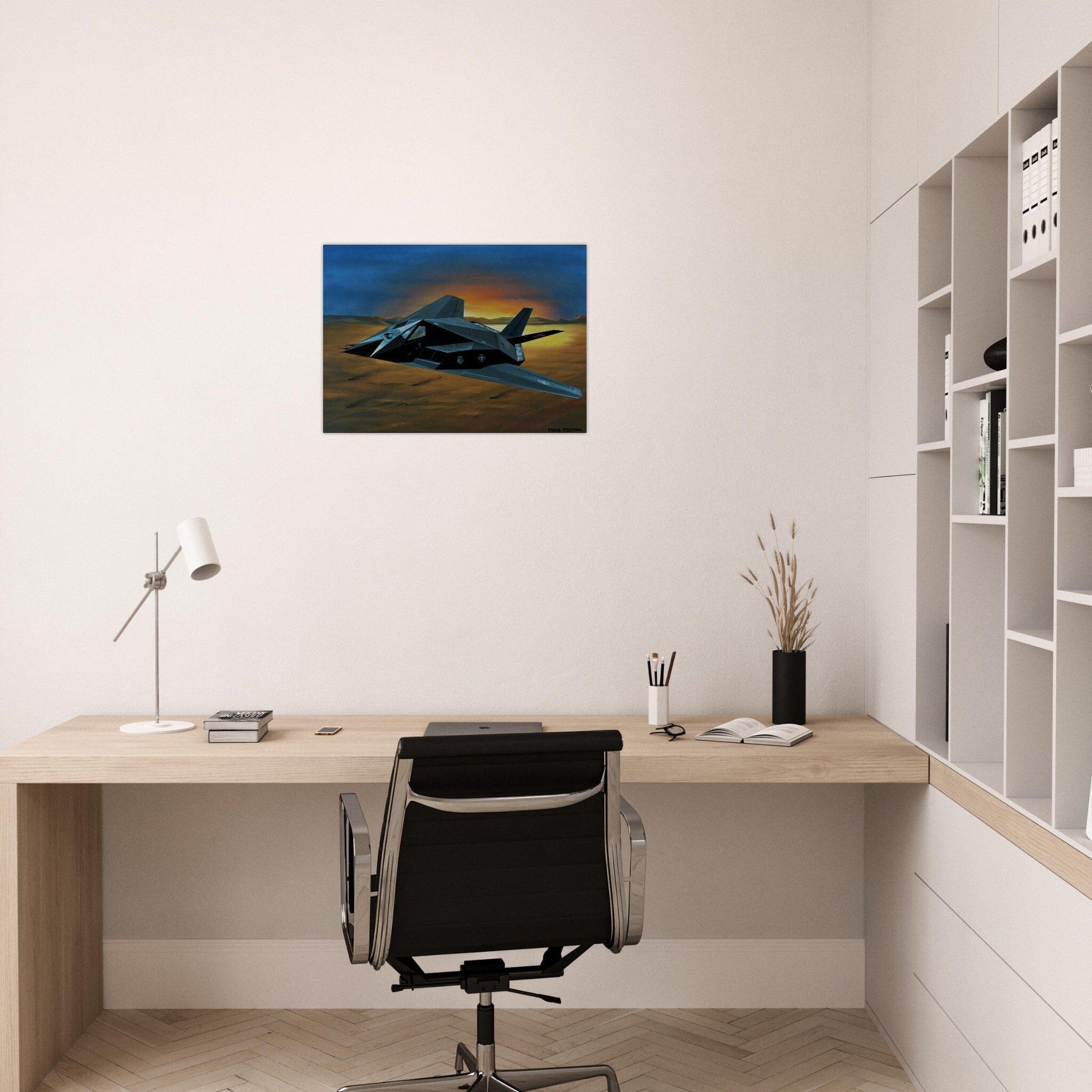 Thijs Postma - Poster - Lockheed F-117 Nighthawk Over Desert – TP ...